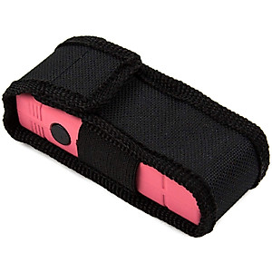 POLICE Stun Gun 801 - Mini Rechargeable with LED Flashlight, Pink