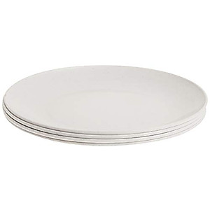 Nordic Ware Polypropylene Plates Microwave Serveware, 10", White