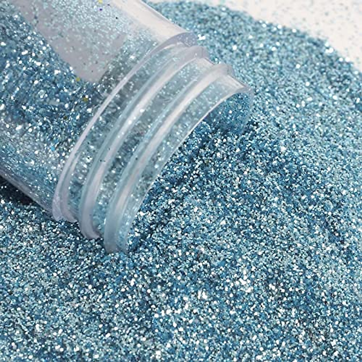 Weddings Parties and Gift Blue Sparkly Glitter Crafts DIY Party Wedding Decorations Projects Sale vngift11412