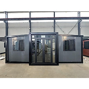 Generic Tiny/Mobile/Foldable 20/40ft Expandable Container Homes - Prefab Modern Villas w/2-3 Beds, Solar Customization. Get Exactly What You See. (30FT)