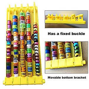 Pigeon Band Holder Ring Holder Supplier Foot Place New 2pieces Pigeon Leg Ring Holder Bands Rack Frame