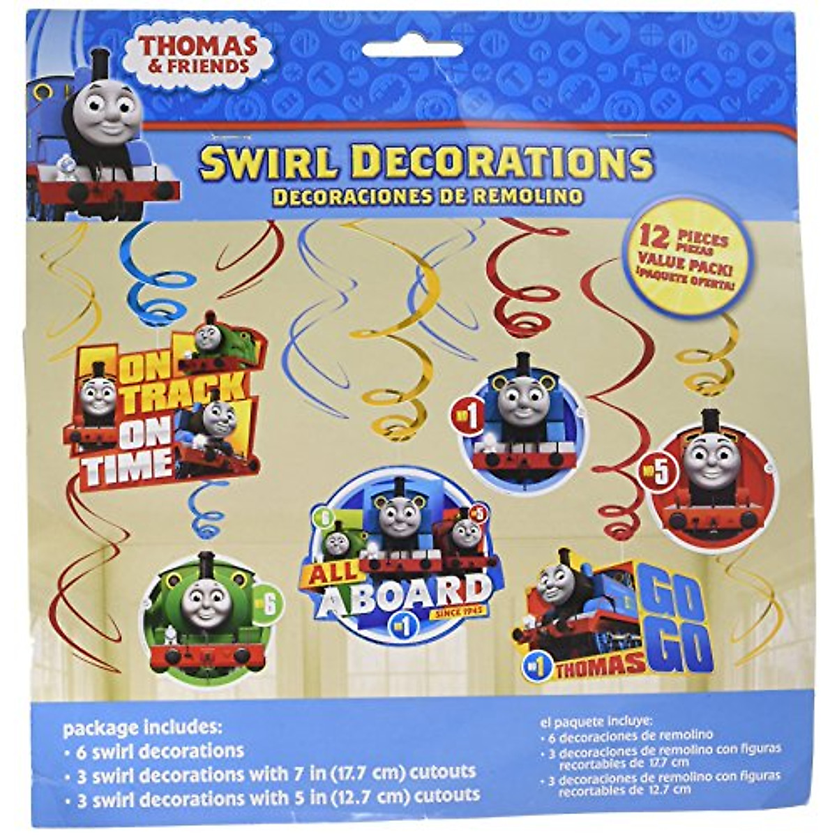 Thomas All Aboard Swirl Value Pack - 12 Pcs