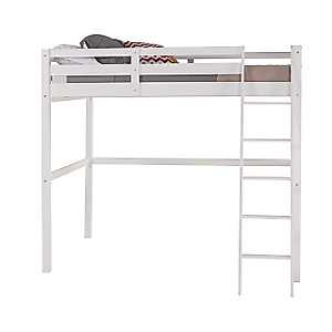 Camaflexi High Bed Loft, Full, White (T1403F)