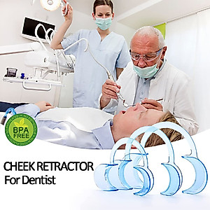 Dental Cheek Retractor C Shape Mouth Opener Size S,M,L, Pack of 3