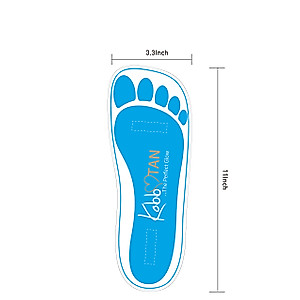 60 Pairs(120feets) Spray Tan Feet Pads For Sunless Spray Tanning in Blue