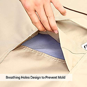 Patio Furniture Covers Waterproof for Outdoor Table, 600D Heavy Duty Tough Oxford Fabric 90x64x28 Inch Rectangular Durable Covers for Dinning Table Chairs Set Yard Sectional Sofa Bench Loveseat