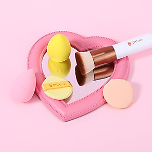 DUcare Foundation Brush Makeup Sponges Flat Top Kabuki Brush for Blending Liquid, Cream or Flawless Powder Cosmetics