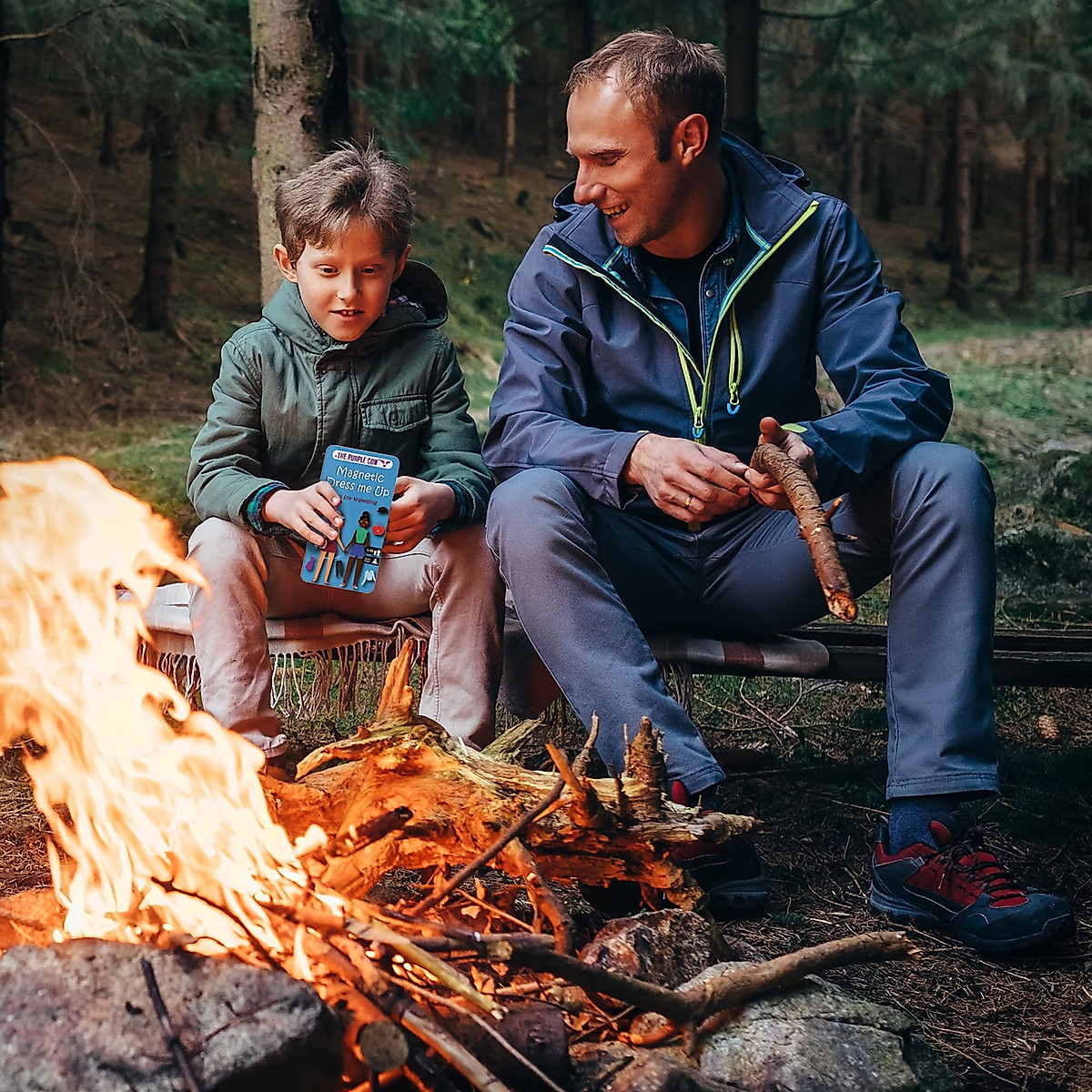 The Purple Cow Magnetic Game Box for Kids and Adults - Magnetic Dress Me Up - Ideal Games for travelling - On the go games - 100% Off Screen activity