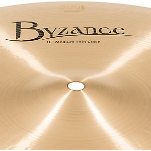 Meinl Cymbals B16MTC Byzance 16-Inch Medium Thin Traditional Crash Cymbal (VIDEO)