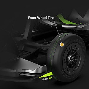 arlveke Front Wheel Tire for Segway Ninebot Gokart Karting Replacements Accessories