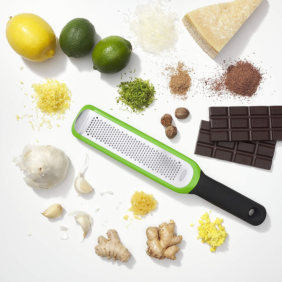 OXO Good Grips Etched Zester and Grater Green