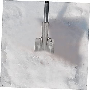 Happyyami Home Tools 2pcs Household Ice Steel Cleaning Removing Remover Road Shovel Outdoor Replaceable Tool Manganese Scraper Deicing Snow Thickened Metal Breaking Sidewalk Removal