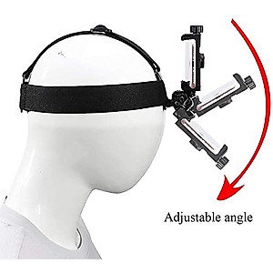 Mobile Phone Chest Strap Harness Mount Head Strap Holder Kit for POV/VLOG,Cell Phone Clip Compatible with iPhone,Samsung,GoPro Hero 9, 8,7, 6, 5, 4,, 3,2, 1,AKASO,DJI Osmo,and Action Cameras…