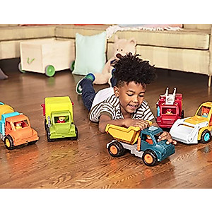 Battat – Yellow Dump Truck – Classic Toddler Trucks – Kids Construction Toys – Soft Rubber Wheels – 18 Months + – Dump Truck