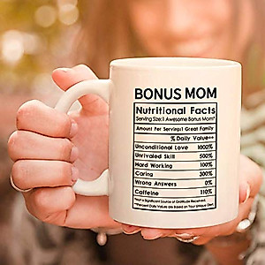 Mom Coffee Mug Mom Nutritional Facts Mugs for Mom from Daughter Son Funny Mom Coffee Mug for Mom for Women Mom Coffee Cups 11 Oz White