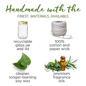 Stillwater Bath and Body™ French Vanilla Scented Candle for Home | Non Toxic Long Lasting Soy Candles | Delicious Scent | One Pint Mason Jar | Hand Made in The USA