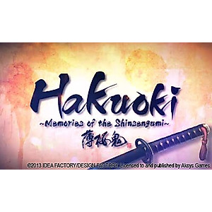 Hakuoki: Memories of the Shinsengumi - Nintendo 3DS