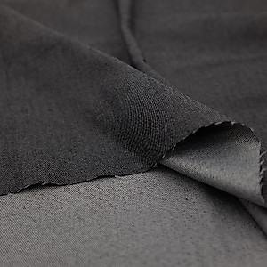 1 Yard 8 oz Gray Black Denim Fabric for Sewing, Crafting Stylish Black Denim Fabric by The Yard Jean Material Gray Black Jean Fabric (60''x36'')