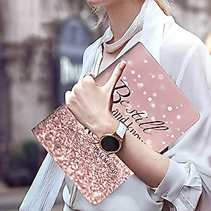 Case for New iPad Mini 6 2021 (6th Generation), Multi-Angle View Adjustable Stand Auto Wake/Slee for iPad Mini 6th Gen 8.3 Inch , Quote Bible Psalm 46:10 Pink