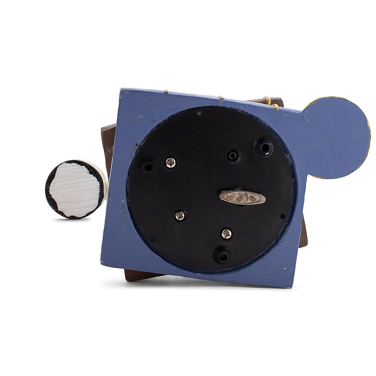 Elanze Designs Snowy White Owl 100MM Sturdy Wind Up Musical Glitter Water Snow Globe Tabletop Dresser Nightstand Figurine Decoration Plays Tune Fantasie Impromptu