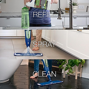 Bona Multi-Surface Floor Cleaner Refill, for Stone Tile Laminate and Vinyl LVT/LVP, 128 Fl Oz