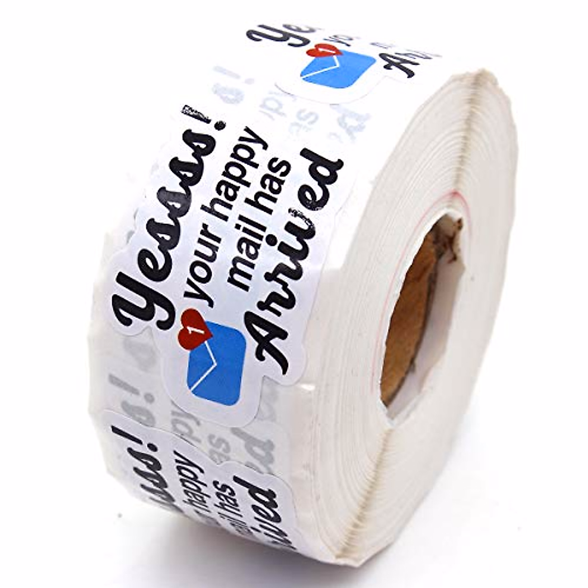 Muminglong 1.5 Inch Thank You Stickers, Small Business, 500 PCS (Your Happy Mail)