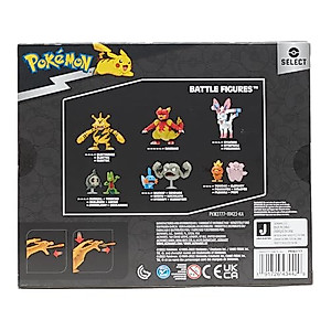 Pokémon Select Evolution 3 Pack - Features 2-Inch Charmander, 3-Inch Charmeleon and 4.5-Inch Charizard Battle Figures