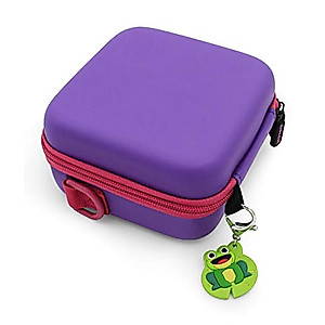 CASEMATIX Toy Camera Travel Case Compatible with VTech KidiZoom Creator Cam Video Camera and Accessories for Cams, Includes Purple Case Only