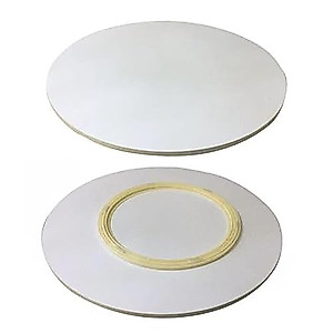 DOUKI Lazy Susan Turntable For Dining Table Wood Dining Table Turntable, Wood Swivel Serving Tray, 30in Large Rotating Serving Plate Rotating Tray (Color : Beige, Size : 20inch(50cm))