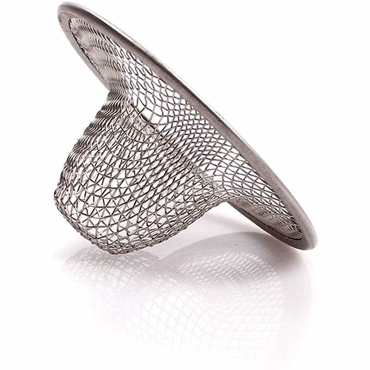 5 pcs Kitchen Sink Strainer Stainless Steel Sink Drain Sink Metal Strainer Bath Basin Filter, 5cm