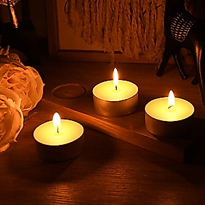 Zest Candle 12-Piece Tin Cups Tealight Candles, Mega Oversized Yellow s