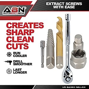 ABN 50pc Screw Bit Extractor and Assorted Drill Bit Kit - Damaged Screw Extractor Impact Bits with Bolt Extractor Set