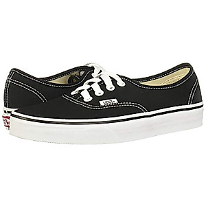 Vans Unisex Authentic Black Canvas VN000EE3BLK Mens 8.5, Womens 10