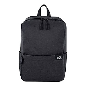 WATERFLY Mini Basic Lightweight Backpack: Simple Solid Color Lightweight Casual Everyday Backpack Small Basic Ultralight Travel Daypack For Woman Man Adult