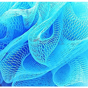 Mesh Loofah Sponges, 8-Pack Small Loofahs for Kids Colorful Sponges Mesh Pouf Resuable Shower Sponges Loofah Bath Ball Back (8 Count (Pack of 1))