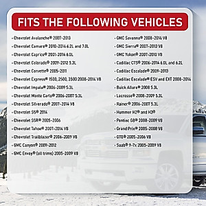 Ignition Coil Pack Set of 8 - Replaces 12570616, D510C - Compatible with Chevy, GMC, Pontiac, Cadillac 5.3L, 6.0L V8 - G8, Grand Prix, Tahoe, Yukon, Silverado, Impala, Trailblazer, Avalanche