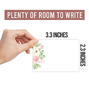 Hadley Designs 56 Floral Self Adhesive Name Tags Sticker for Kids - Name Tag Stickers for Kids Name Labels for School, Nametags Labels for Classroom Labels for Teachers, Sticky Name Tags for Clothes