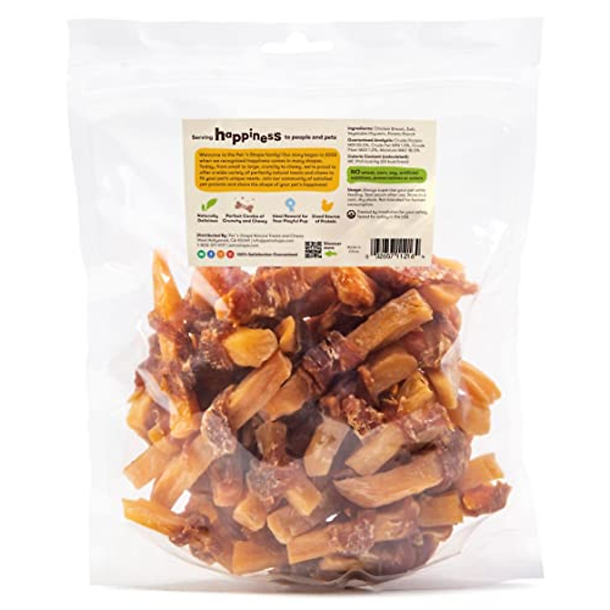 Pet 'n Shape Sweet Potato Chews Jerky Dog Treats - 1 Pound