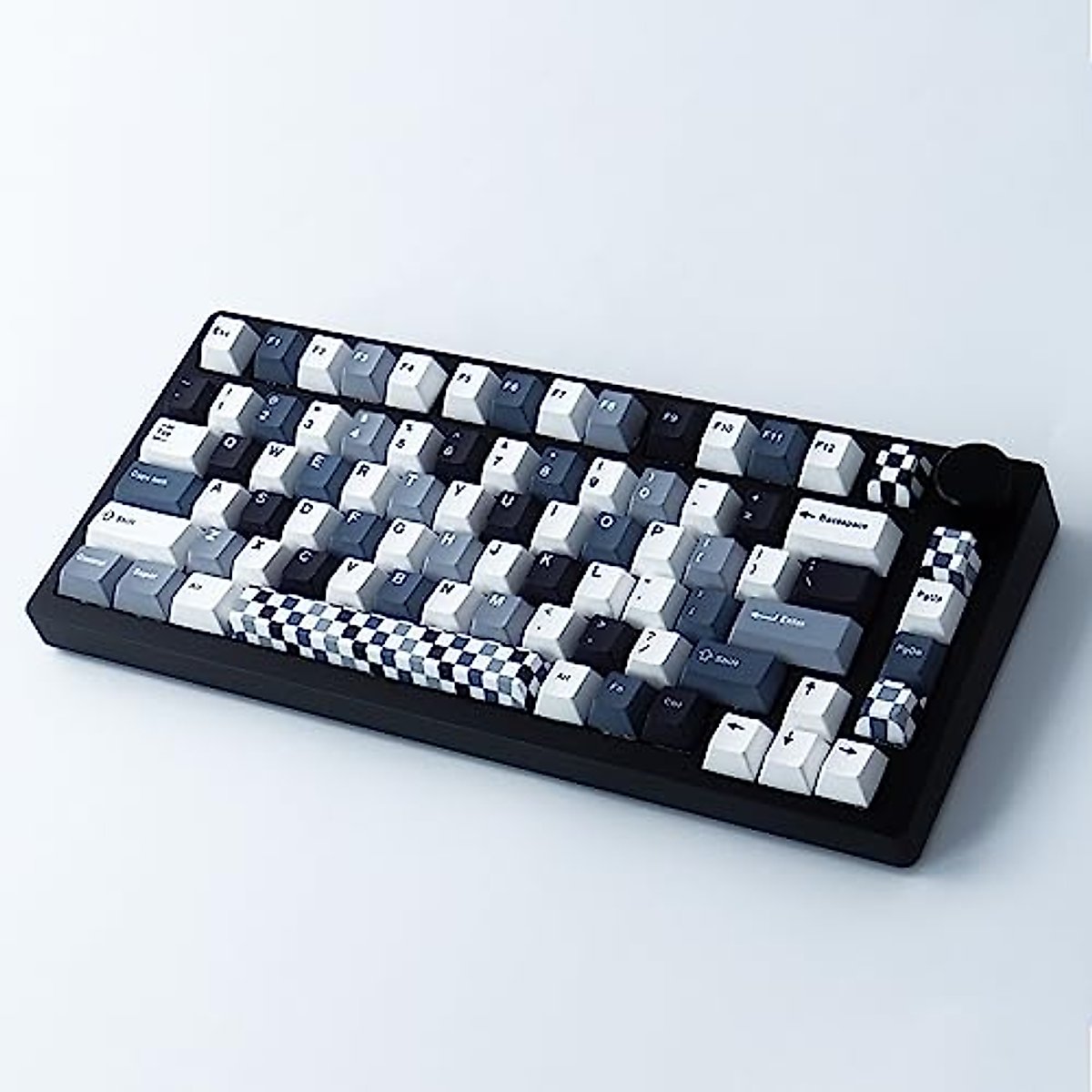 TYRIXKI PBT Keycaps 134 Keys Mosaic Custom Keycaps Dye-Sublimation Set with 7U Spacebar Cherry Profile for US Layout Cherry MX Swithes Mechanical Keyboards
