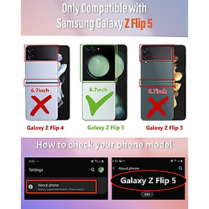 Toycamp for Samsung Galaxy Z Flip 5 Case with Ring Holder, Cute Fun Funny Skull Skeleton Scary Face Designed Shockproof Protective Designer Phone Cases for z flip 5 for Women Girls Boys Teens Kids