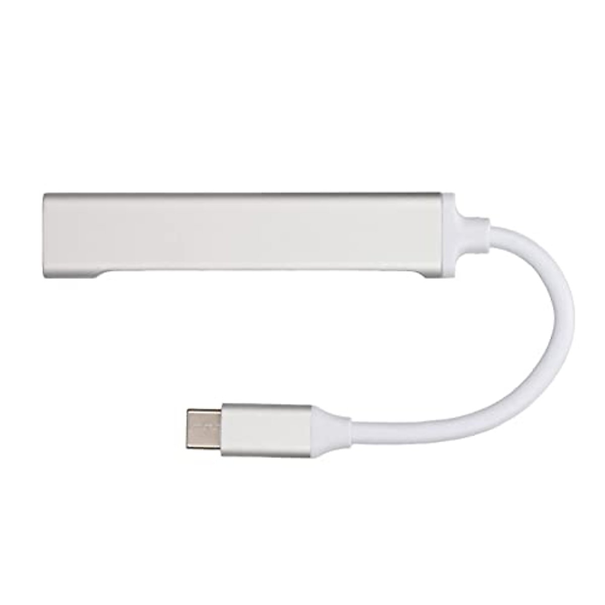 USB C Hub, 4 in 1 USB Docking Station for Printer for Keyboard for Tablet(Silver)