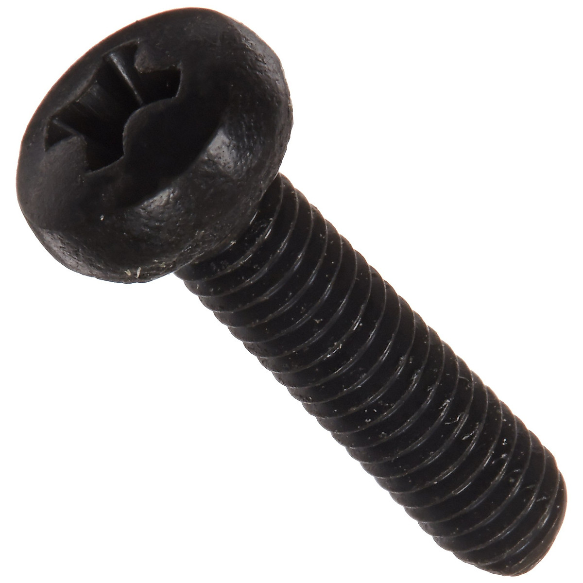 Small Parts M312MPP188B 18-8 Stainless Steel Pan Head Machine Screw, Black Oxide Finish, Meets DIN 7985, #1 Phillips, M3-0.5 Thread Size, 12 mm Length, Fully Threaded, Imported (Pack of 100)