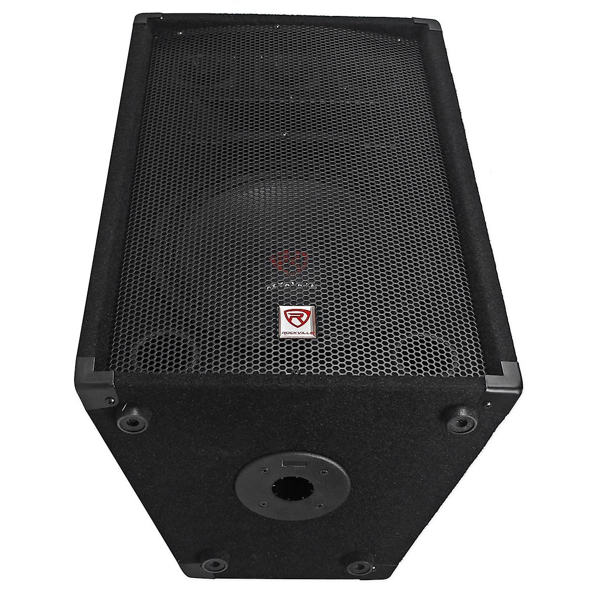 Rockville 2 RSG12.4 12 3-Way 1000w 4-Ohm Passive DJ Speakers+Stands+Cables+Bag