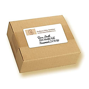 Avery Removable 3-1/3 x 4 Inch White ID Labels 150 Pack (6464) & Avery Removable Print or Write 2" x 4" Labels - Great for Home Organization Projects, Pack of 100 White Labels (5444)