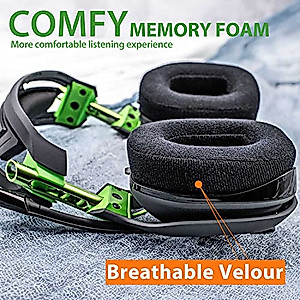 A50 Mod Kit Gen 3 - Earpads Compatible with Astro A50 Gen 3 Headset I Headband/Replacement Ear Cushions/Microphone Foam - Not Suitable for A50 Gen 4 (GEN 3 Velour)