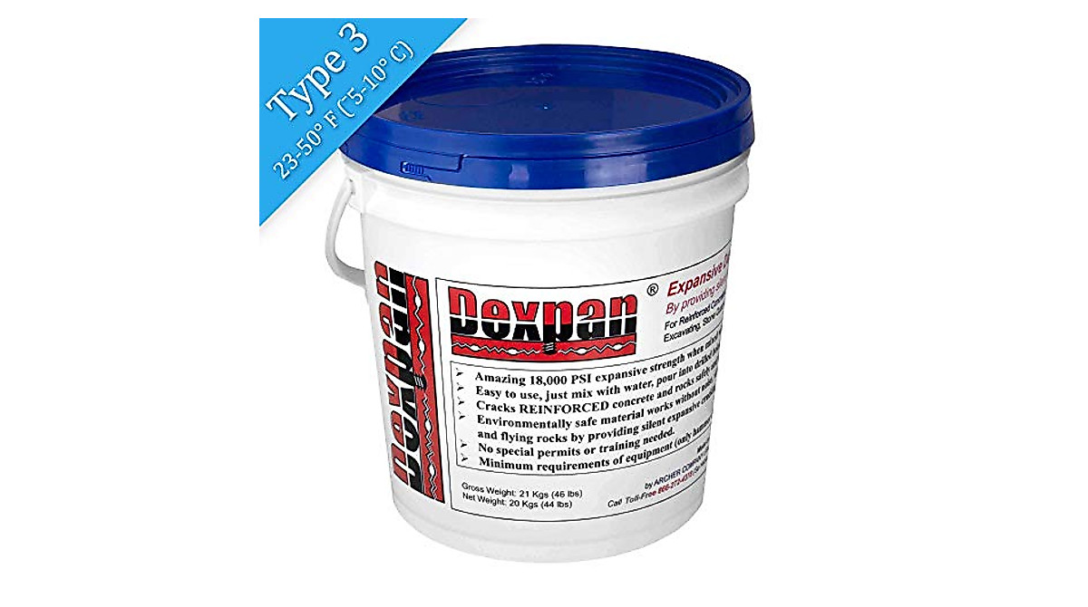 Dexpan Expansive Grout | Silent Rock & Concrete Breaking