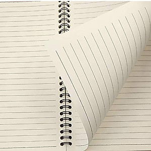 Spiral Notebook, 4 Pcs A5 Craft Softcover 8mm Ruled 4 Color 60 Sheets -120 Pages Journals for Study and Notes (A5-4 Color Lined)