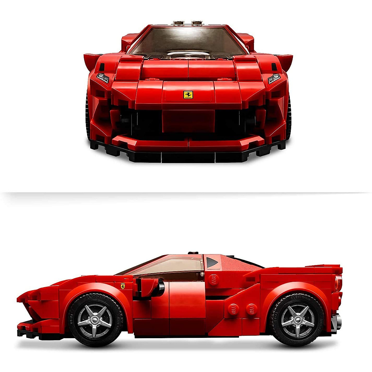 Lego 76895 Speed Champions Ferrari F8 Tributo Racer Toy, with Racing Driver Minifigure, Race Cars Building Sets, 7 years and up.