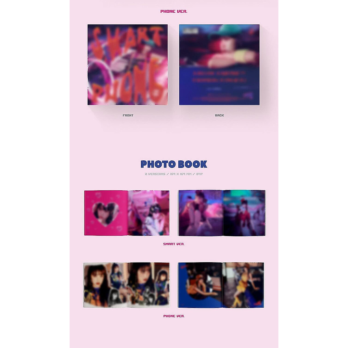 Dreamus YENA - SMARTPHONE (2nd Mini Album) CD (SMART+PHONE ver. SET)