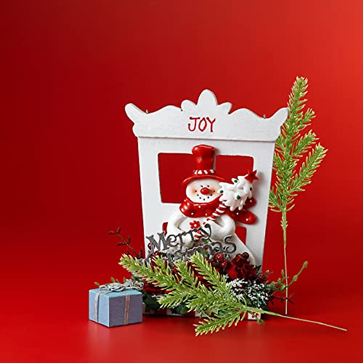 Alpurple 60 Packs Artificial Pine Needles Branches Garland-6.7x2.0 Inch Green Plants Pine Needles,Fake Greenery Pine Picks for DIY Garland Wreath Christmas Embellishing and Home Garden Decoration